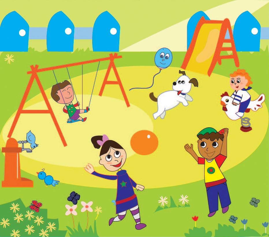 Kavneet Arts: Park Scene Created by Kavneet Arts