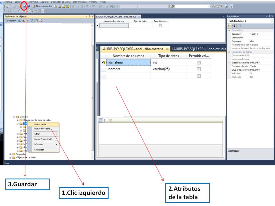 Crear base de datos en Sql Server ~ Informática para principiantes