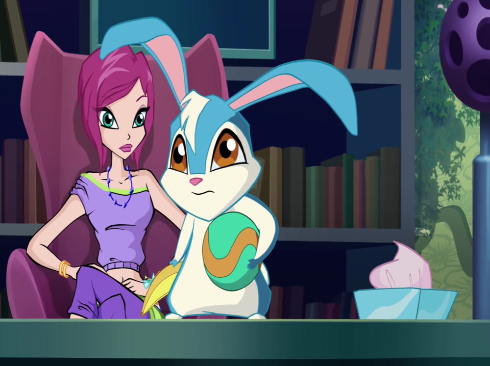 ¡Imágenes de Kiko intentando animar a Stella! - Winx Club All