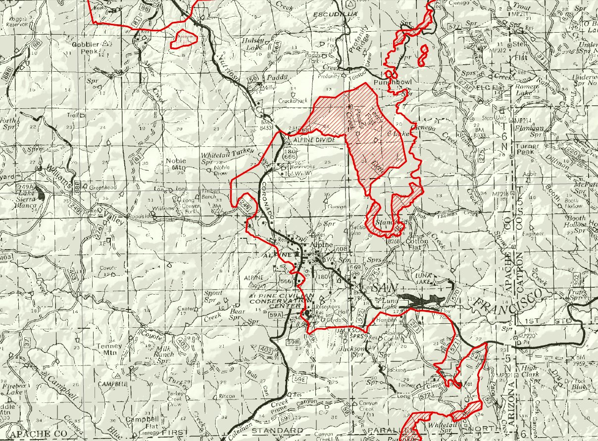 Community Calendar: #WallowFire IR focus map East fire area 06/08/2011 ...