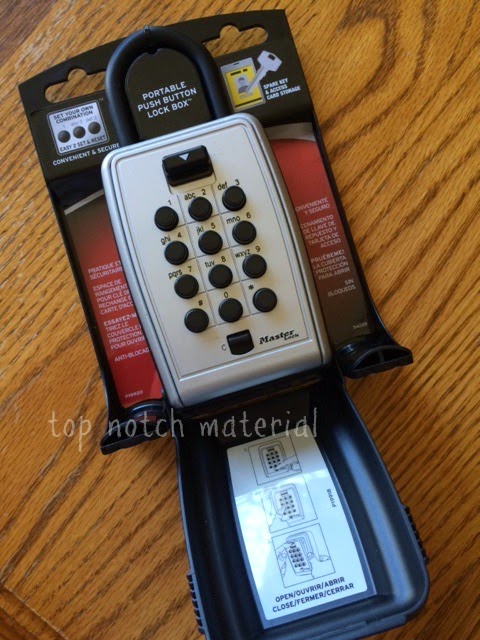 Top Notch Material: Win a Master Lock Combination Push Button Portable ...