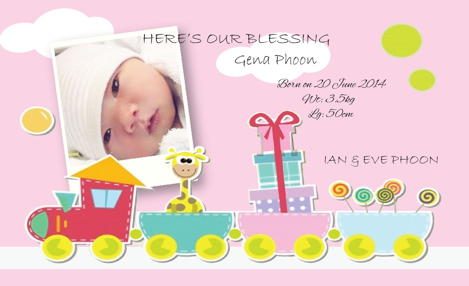 Baby Card | Baby full month, cupcakes dessert tables and CNY corporate ...