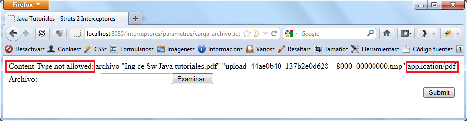 Tutoriales de Programacion Java: Struts 2 - Parte 6: Interceptores