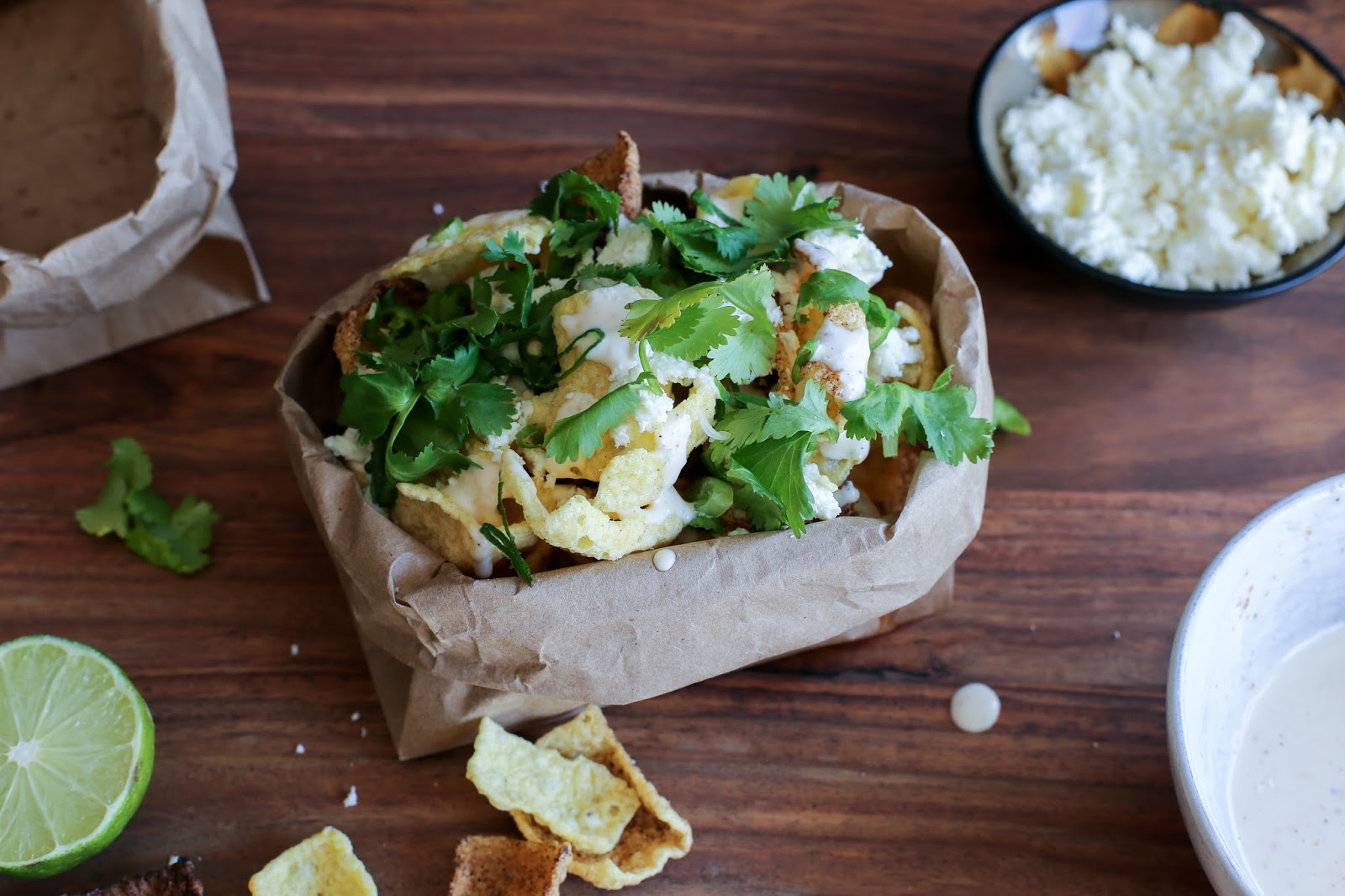 Smart Cookie: Korean Corn Chip Esquites Nachos