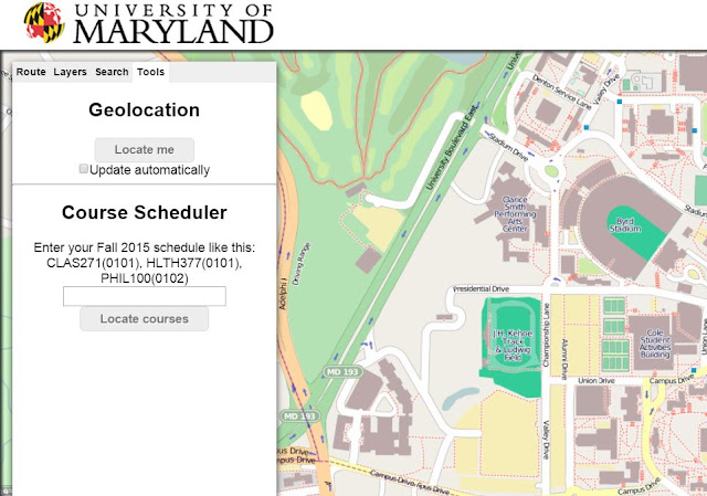 UMD Explained: How to Find Your Way Around Campus - Use TerpNav!