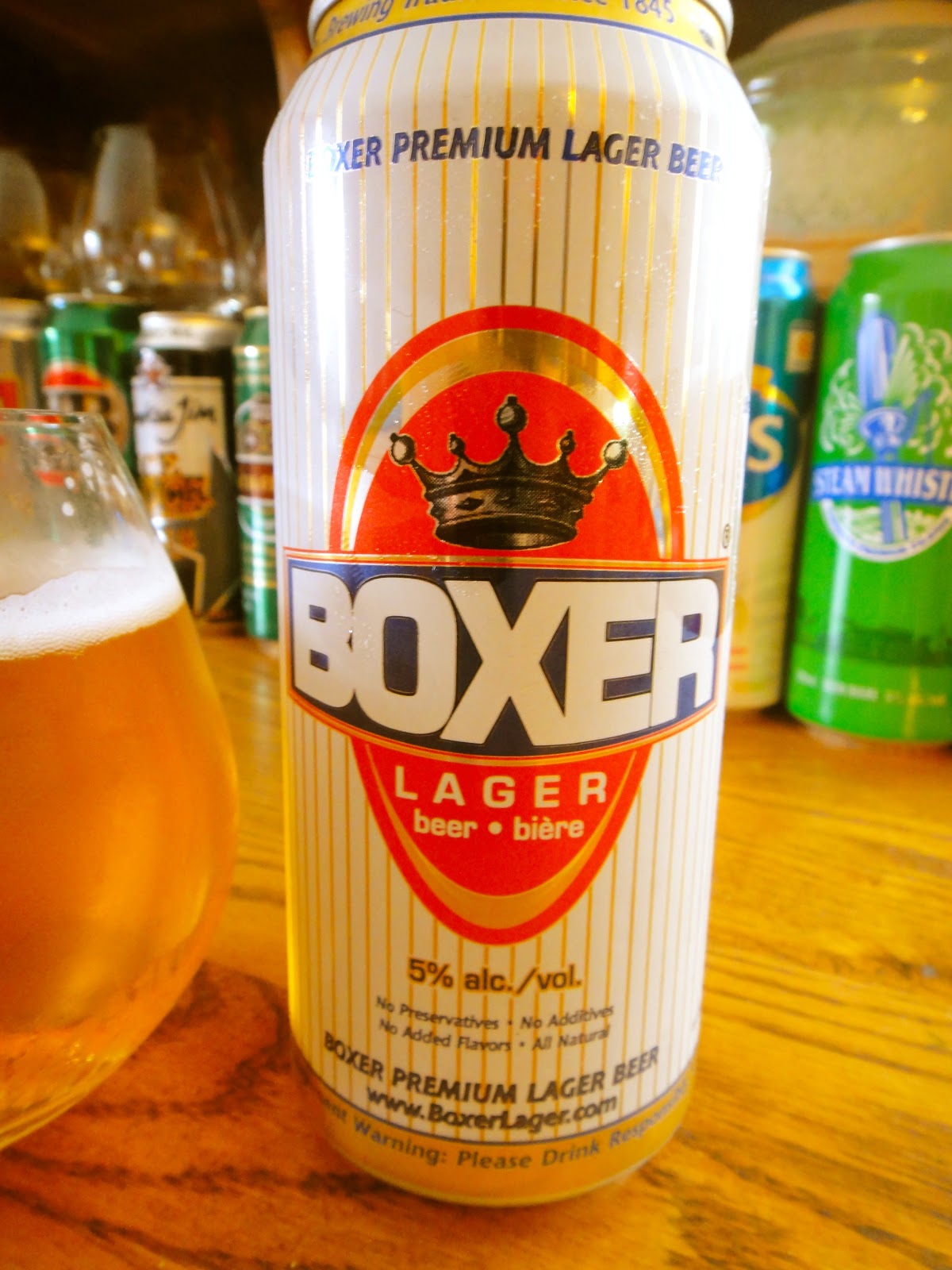The Beer Tasting Spot: Boxer Premium Lager - 5% - Wisconsin