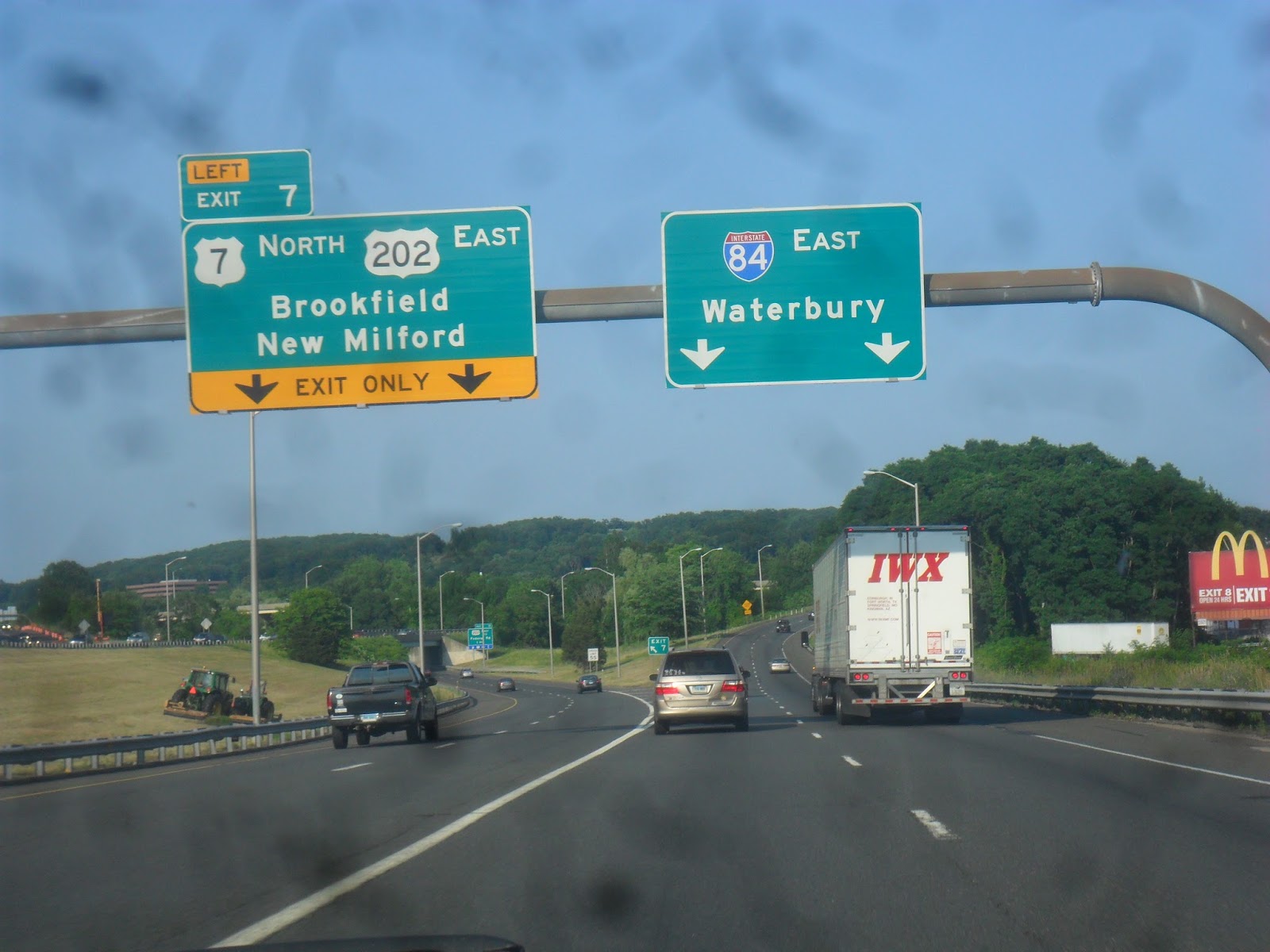 Luke's Signs: I-84 - Connecticut (N.Y. State to Hartford)