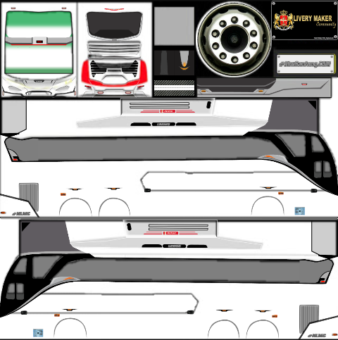 √ Download Template Livery Efek 3D HD SHD Png Bus Simulator Indonesia ...