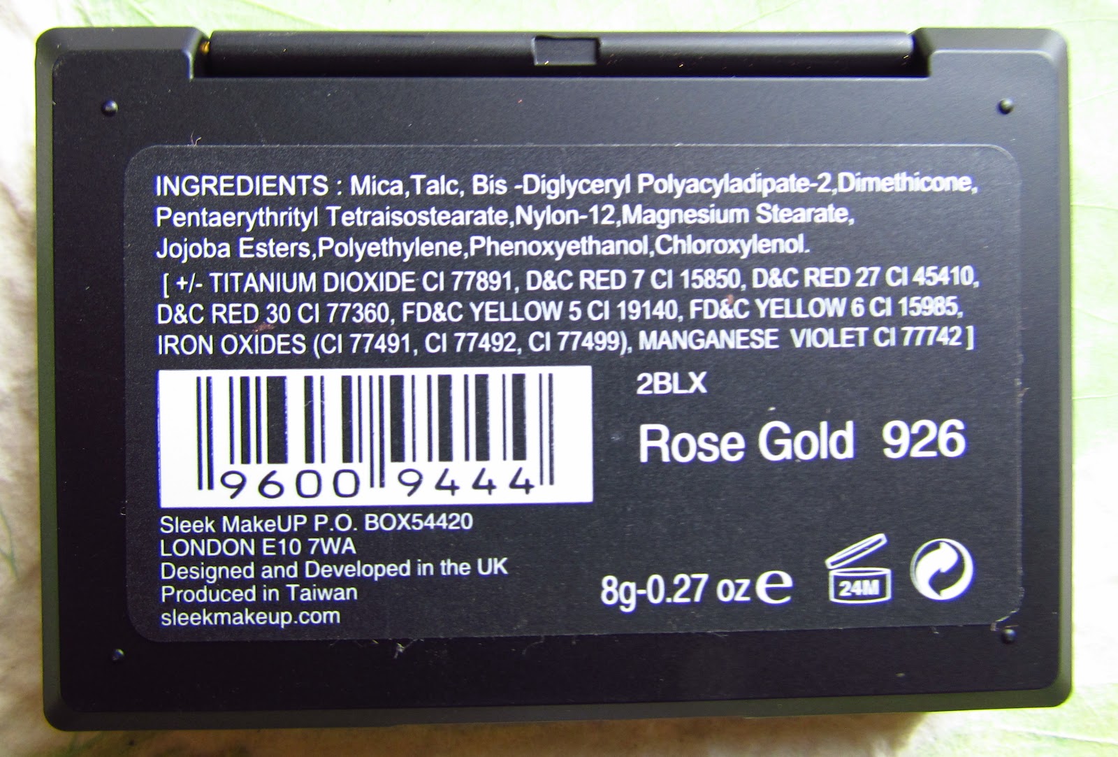 Indian Beauty Central: Sleek Makeup Blush Sleek Gold review and swatches