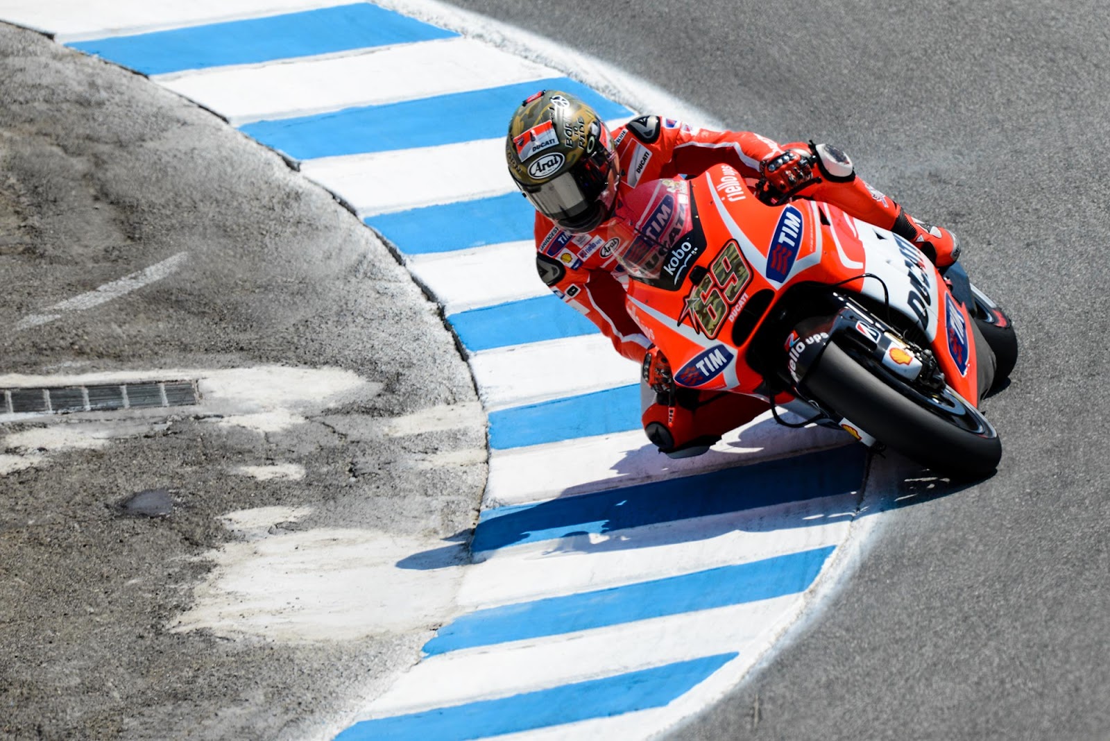 Champion Helmets: Nicky Hayden Laguna Seca Helmet 2013