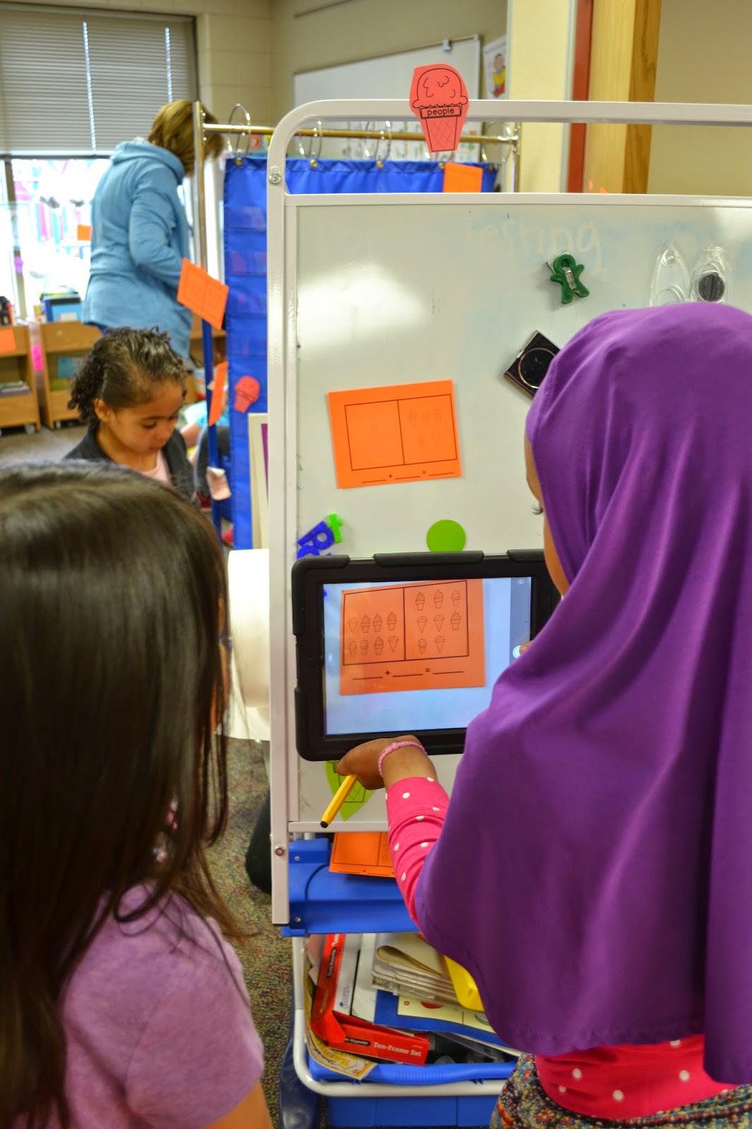 First Grade Funtastic: Ice Cream and iPad Day