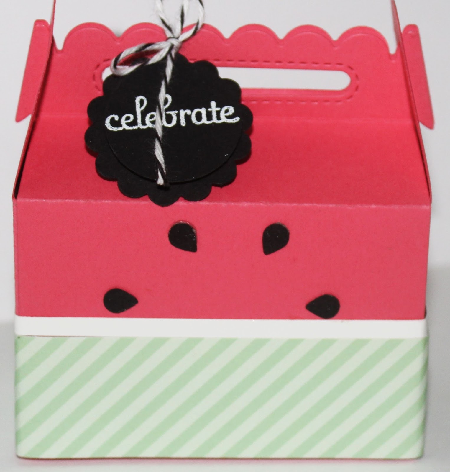 STS Cards: Watermelon Treat Box