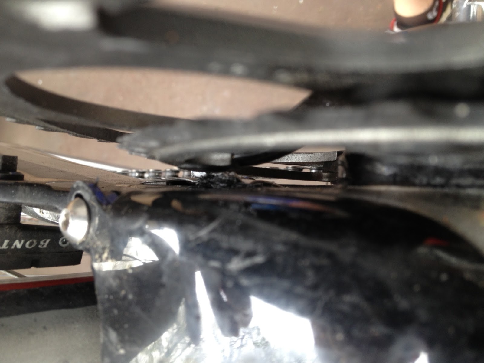 Savage Sentiments: A Cracked Carbon Frame