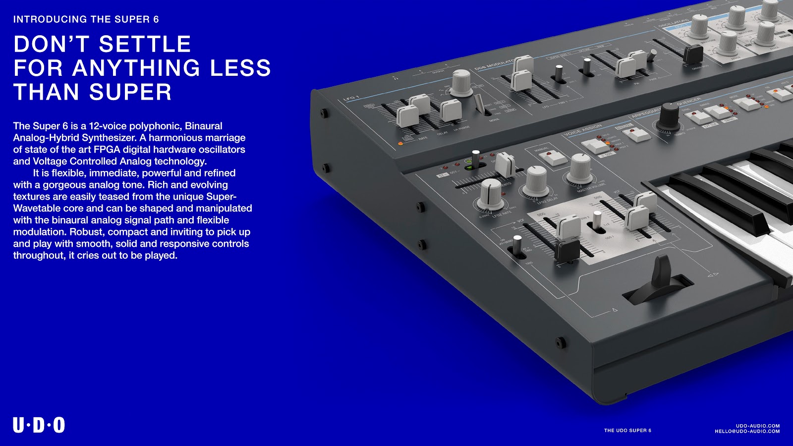 MATRIXSYNTH: New UDO SUPER 6 Product Presentation Brochure