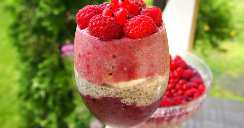 Punainen Orvokki: Reseptit: Marjainen chia-vanukas