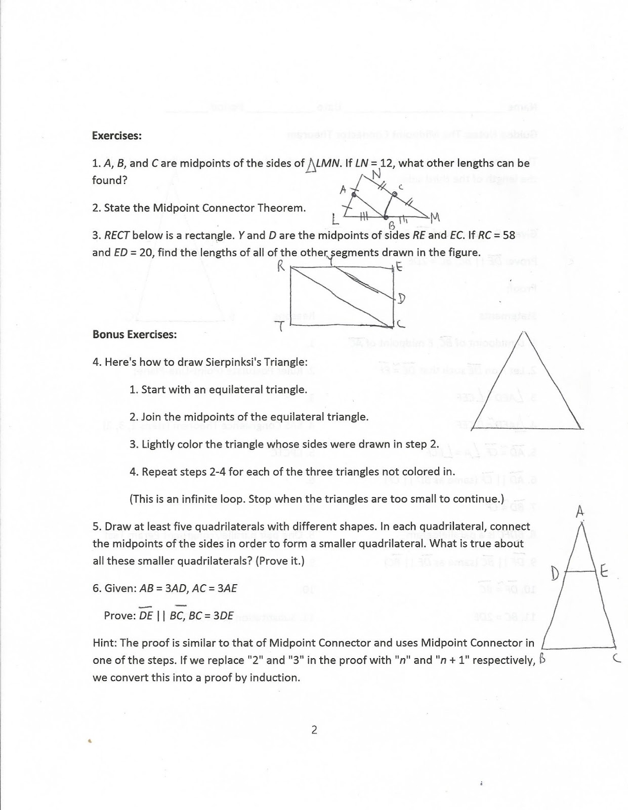 Geometry, Common Core Style: February 2018