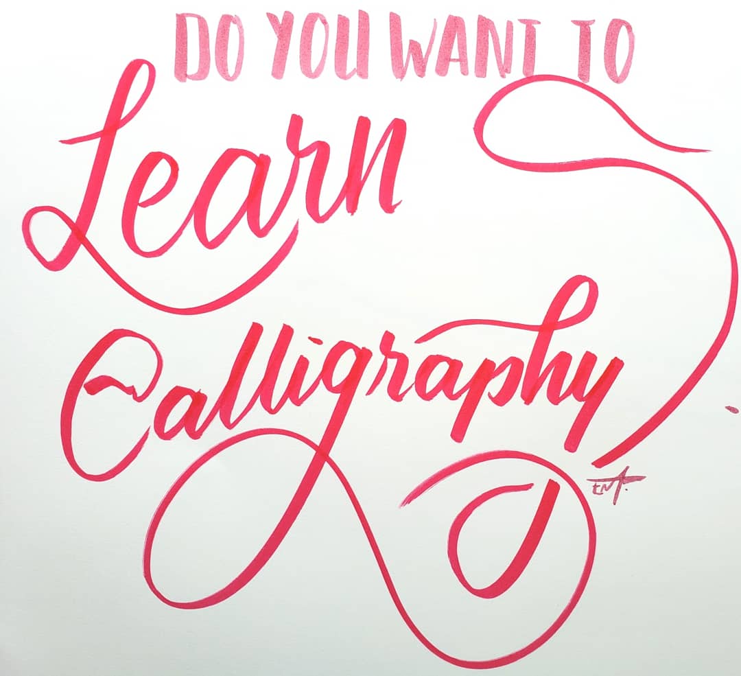 HOW TO DO CALLIGRAPHY PT. 3