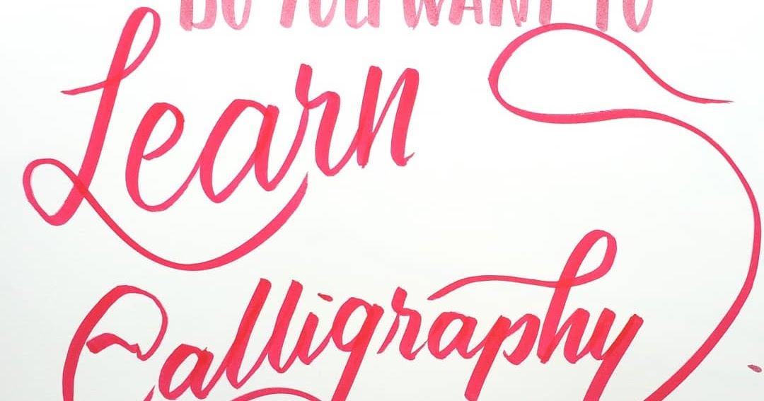 HOW TO DO CALLIGRAPHY PT. 3