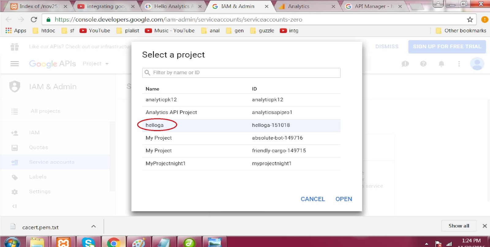 Code The Complex!: How to integrate google analytics API with php using service account!
