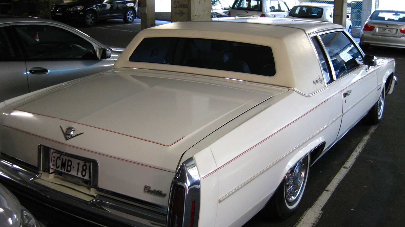 Aussie Old Parked Cars: 1983 Cadillac Coupe deVille HT 4100