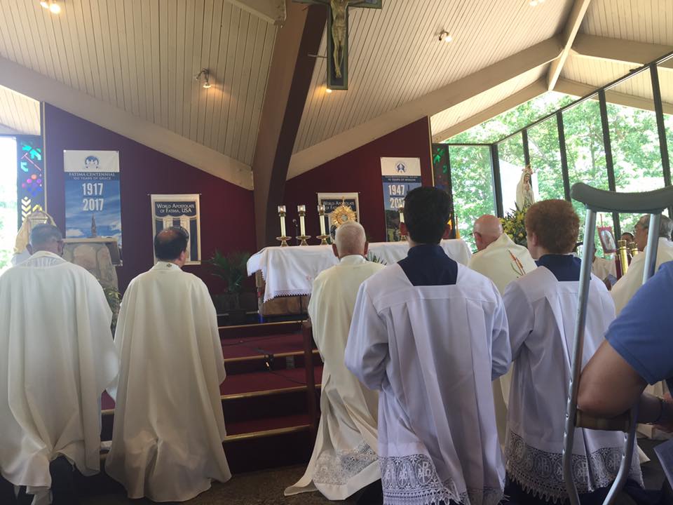 CHRIST IS OUR LIFE: Fatima Day at The Blue Army Shrine