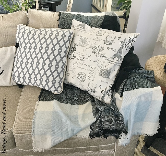 Using Scarves in Your Decor | Vintage, Paint and more...