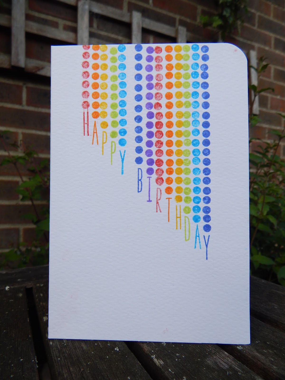 Craft-E-Place: Rainbow spots ...