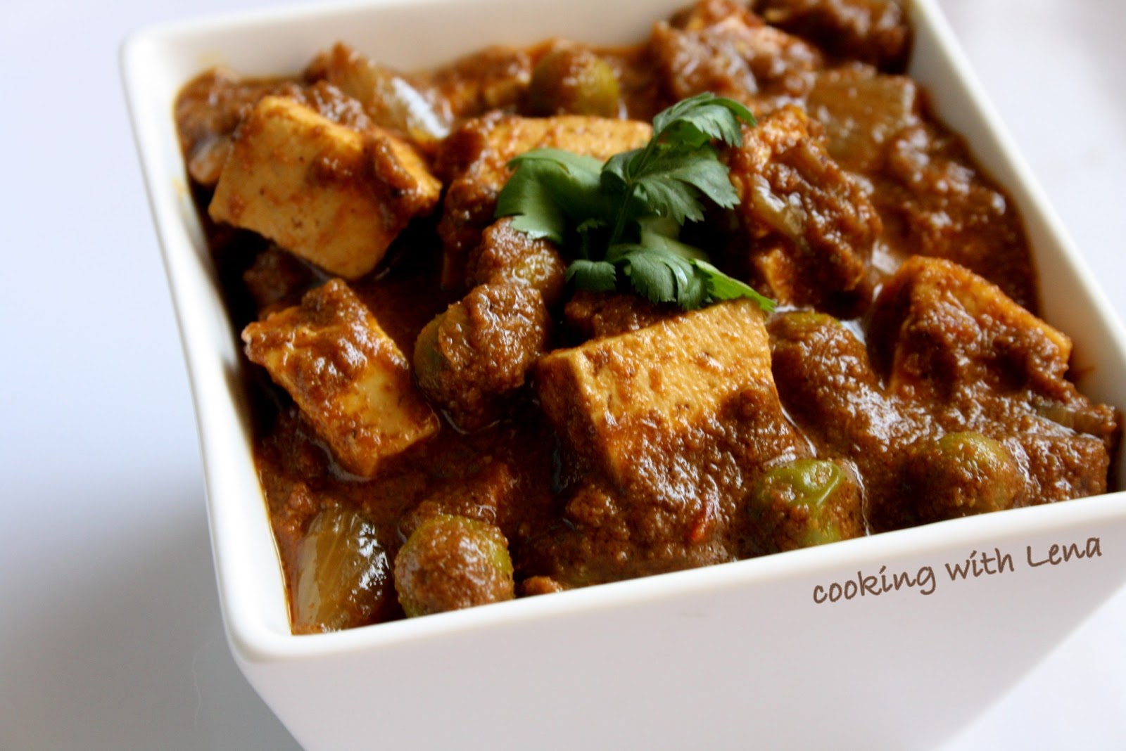 Lemon n Spice: PANEER MUTTER MASALA IN ROASTED COCONUT GRAVY ...