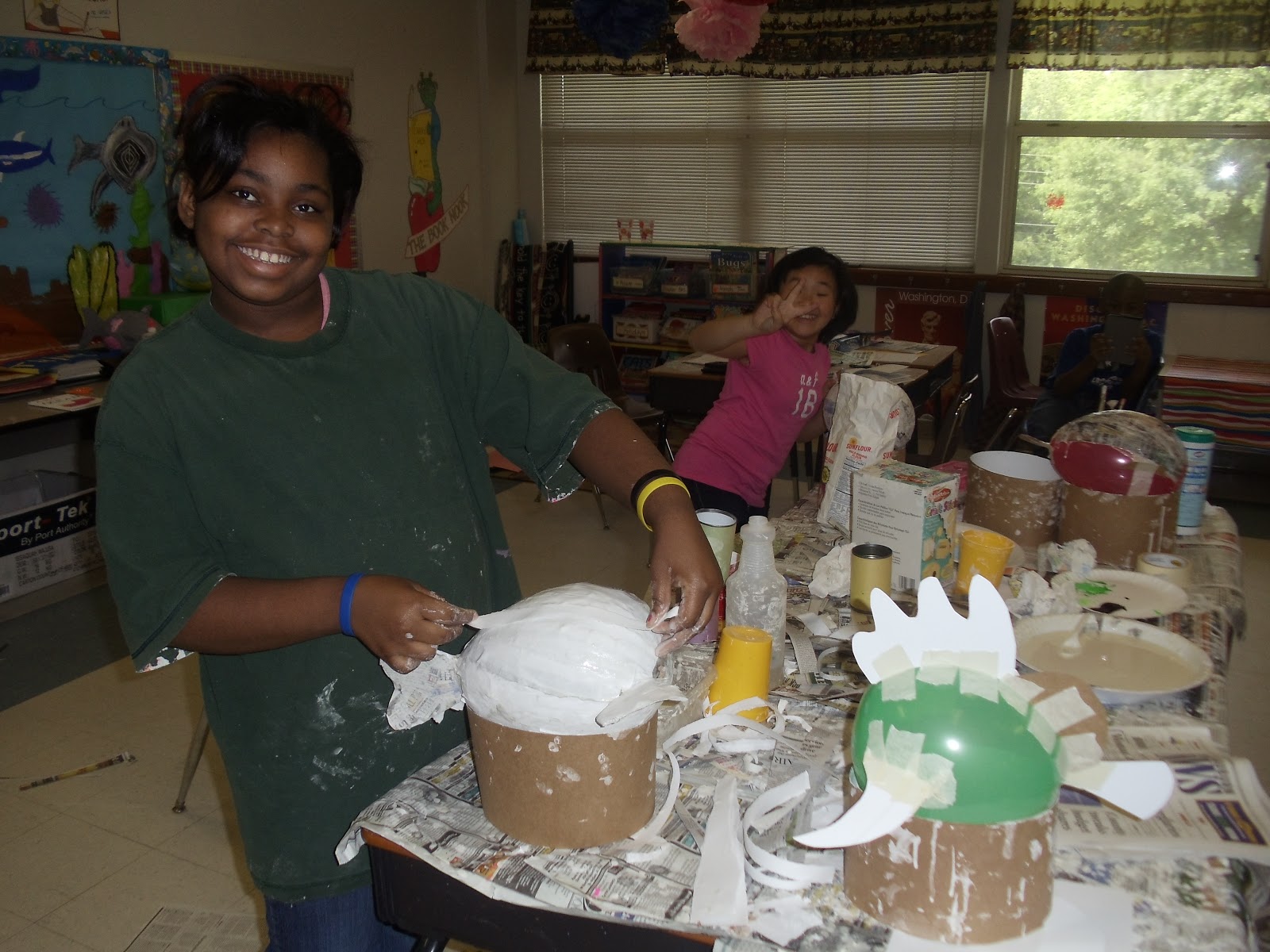 C.C.A.T.S. Elementary Classes: Ocean Animals Paper Mache"