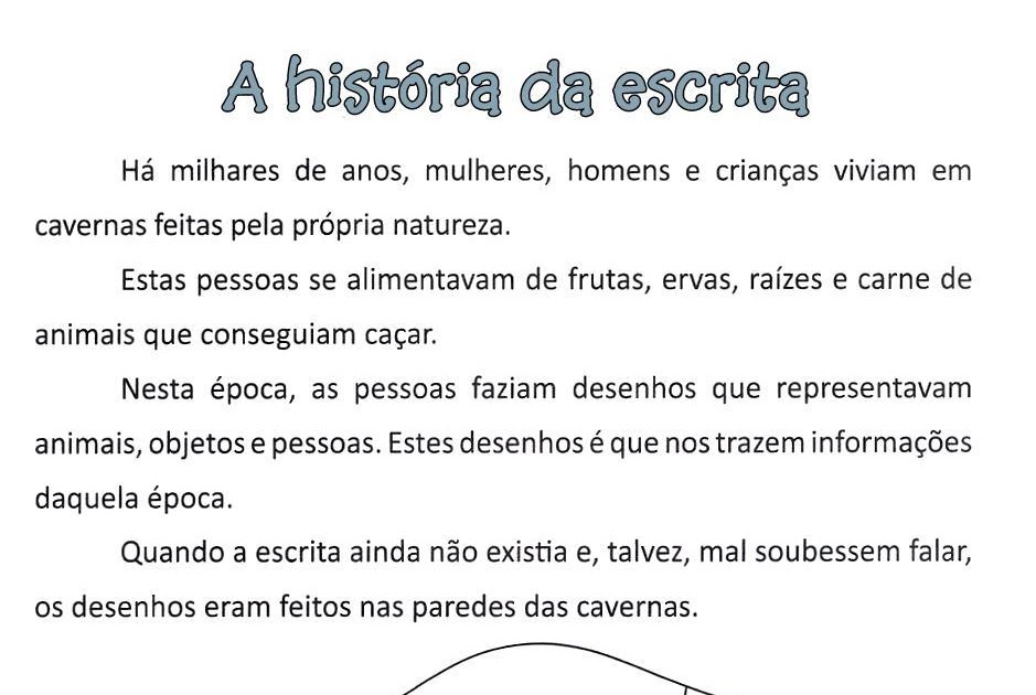O Mundo da Alfabetização: A História da Escrita