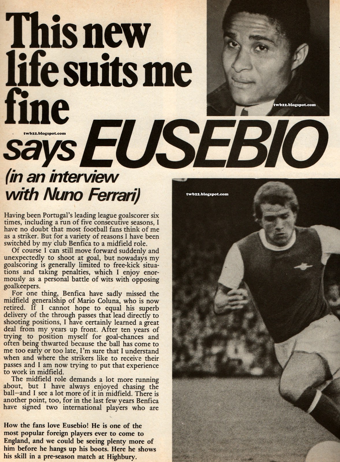 TWB22: Eusebio Un Jogador de Todos Os Tiempos