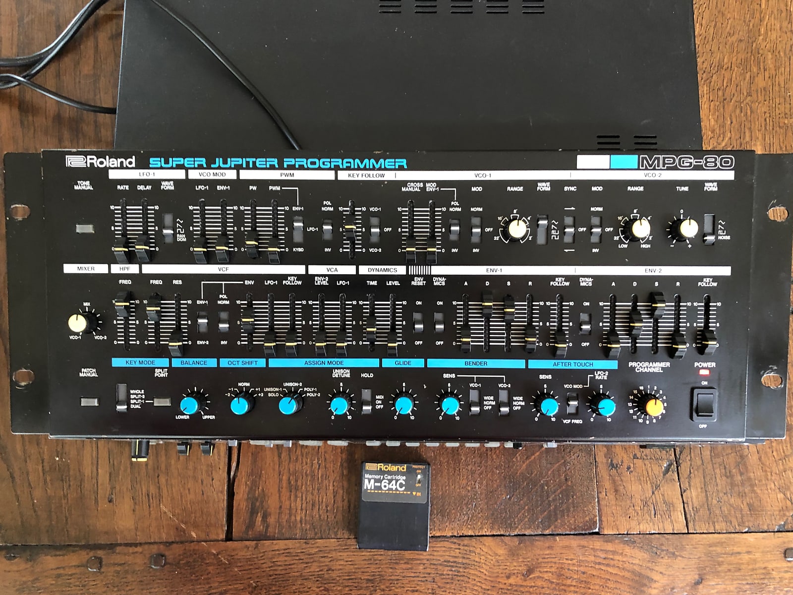 MATRIXSYNTH: Roland MKS-80 Super Jupiter with MPG-80 Programmer SN 552958