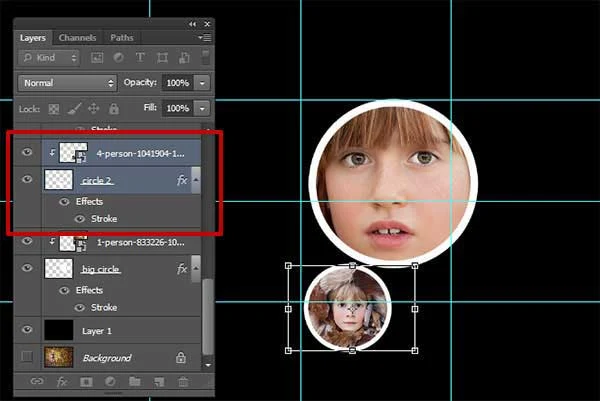 PhotoEffect: How To Make A Circular Collage In Photoshop