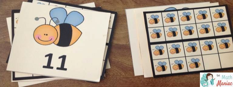 The Elementary Math Maniac: Bug Themed 20 Frames