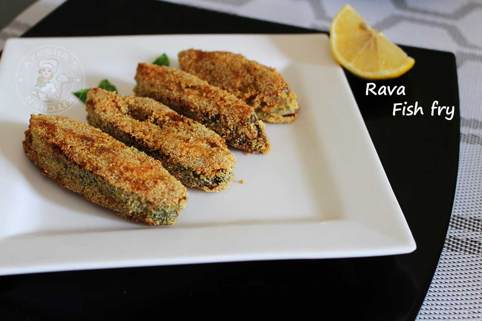 RAVA FISH FRY RECIPE - FRIED FISH RECIPE