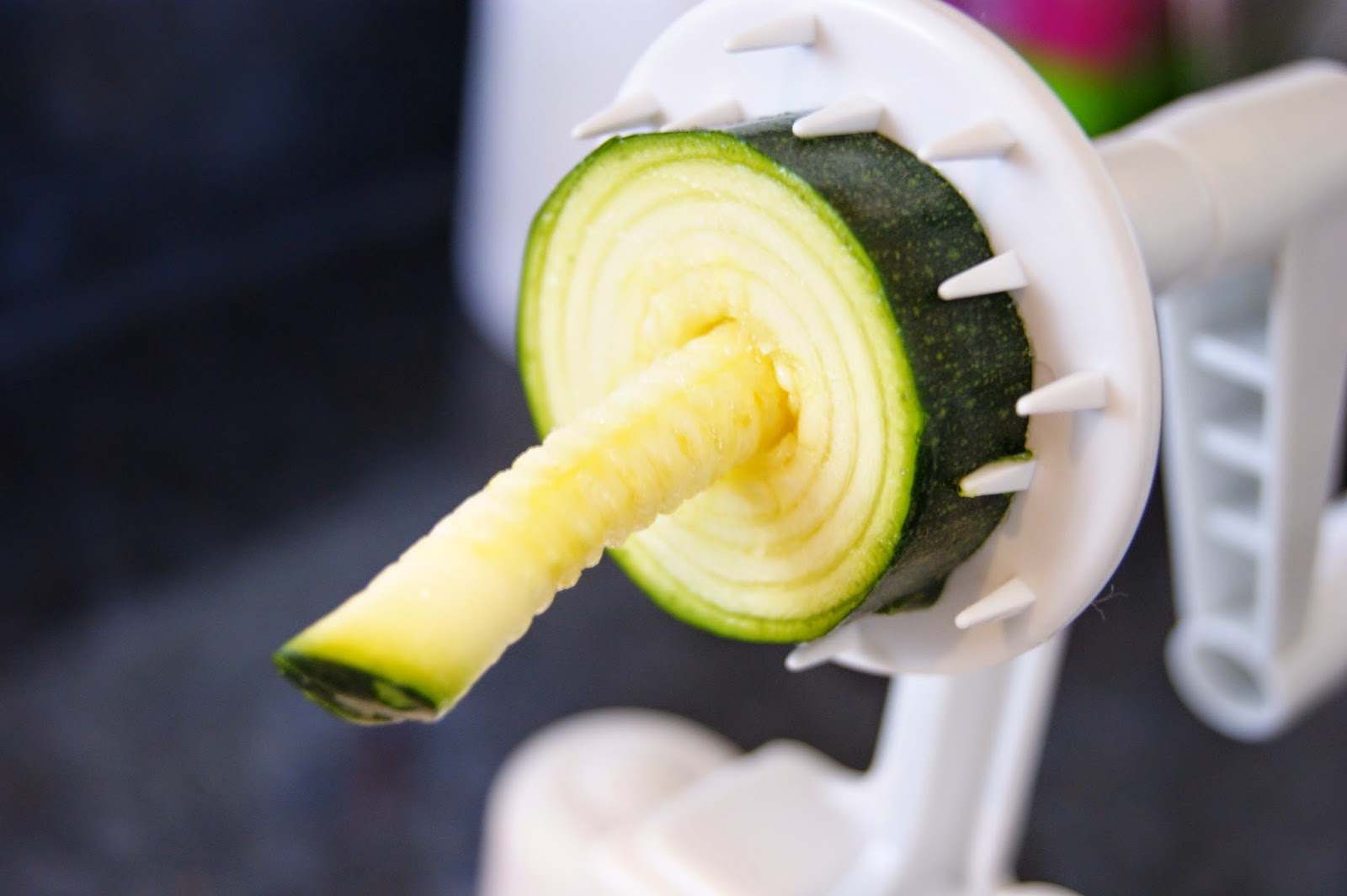 Making courgetti with my Hemsley & Hemsley spiralizer... - Frills 'n ...
