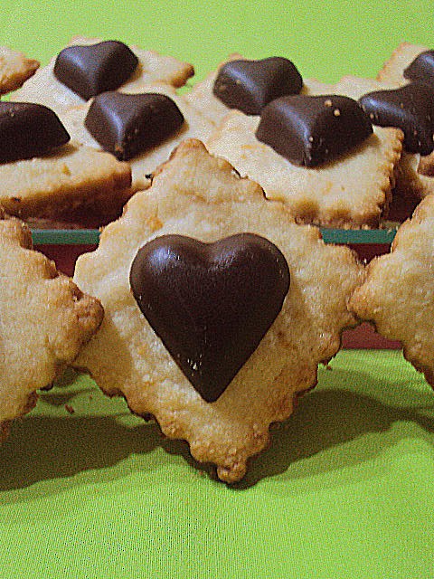 la cocina de luz maria: GALLETAS DE NARANJA CON BOMBONES DE CHOCOLATE