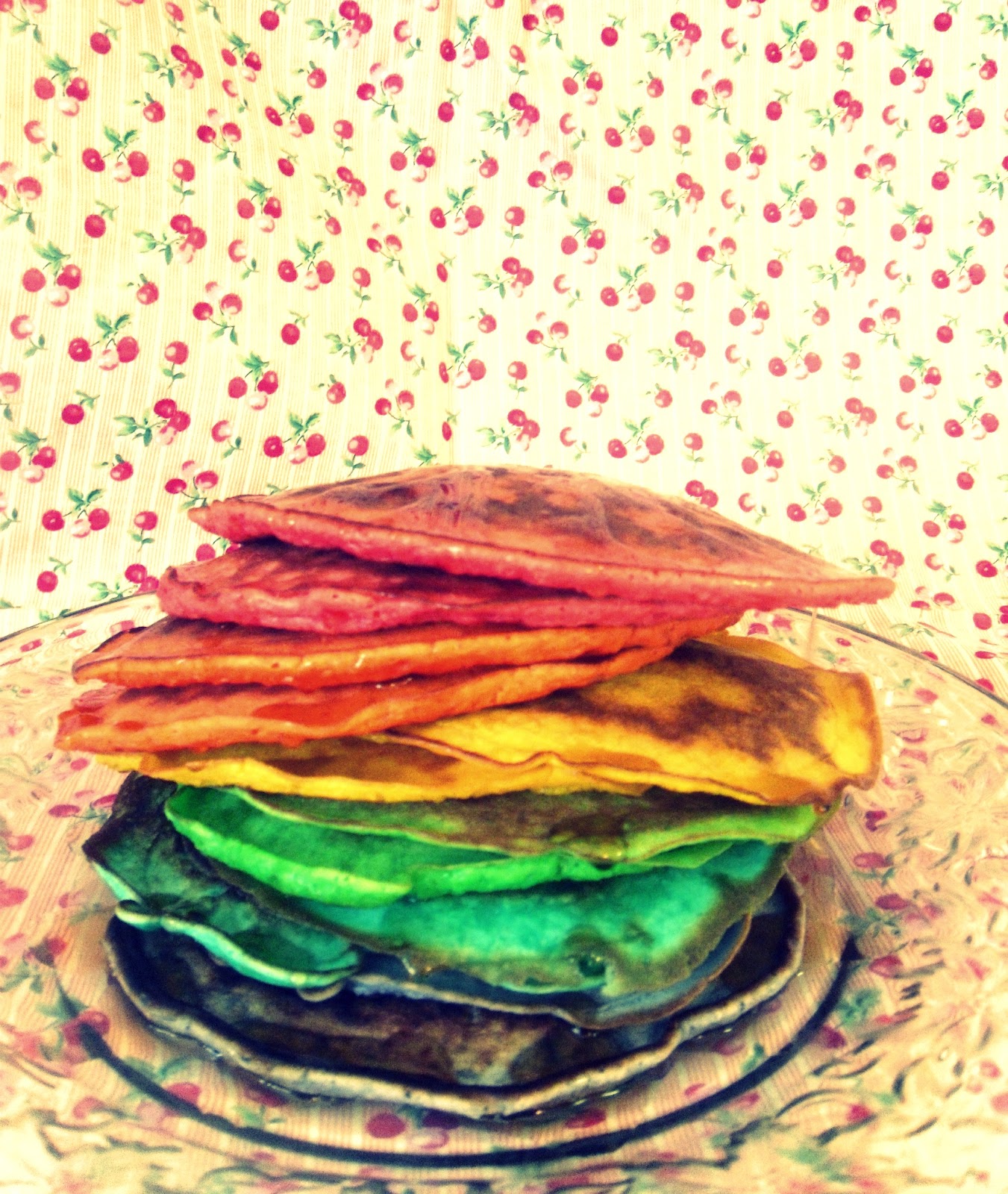 Sugar Rabbit: rainbow pancakes