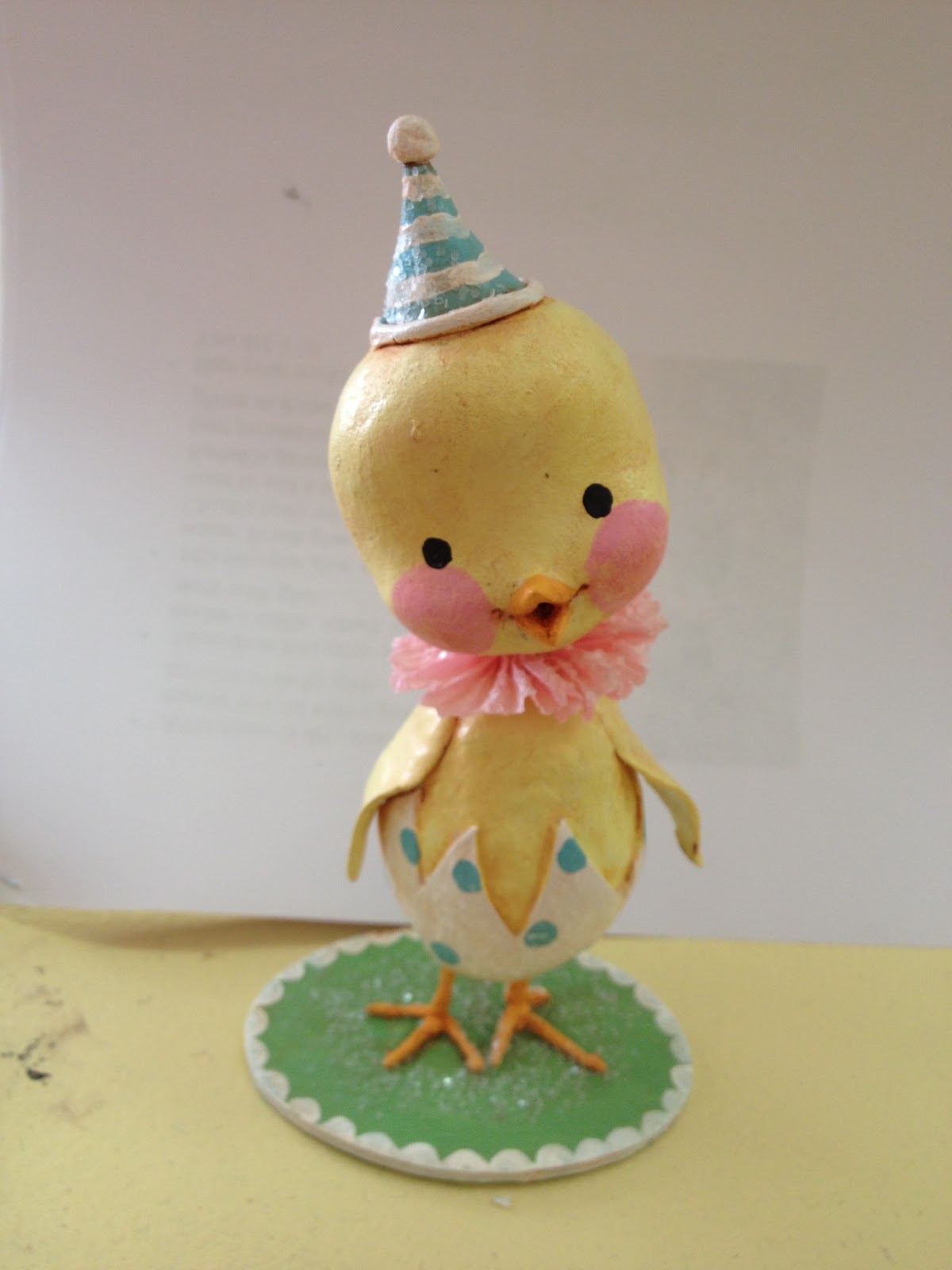 altered book studio.....: Paper Clay Chicks