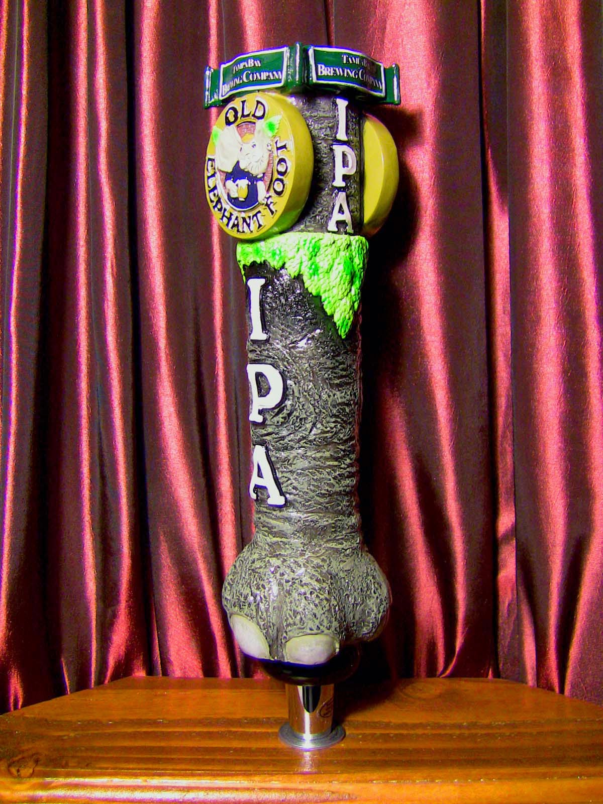 Tap Handle #469: Tampa Bay Brewing - Old Elephant Foot IPA