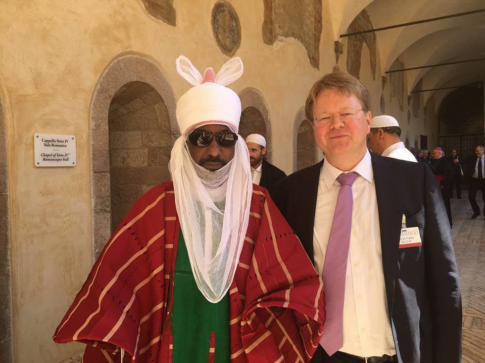 Photos: Emir of Knao meets Pope Francis in Italy