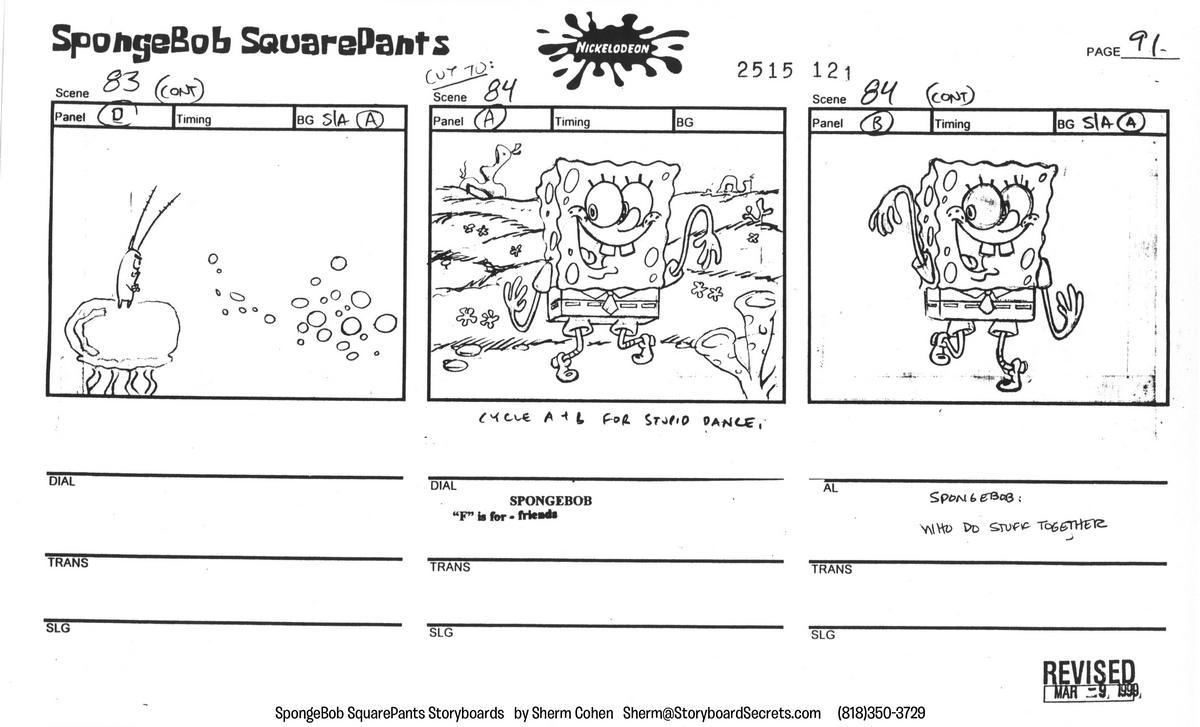 Sherm Cohen Storyboard Artist: SpongeBob Storyboards: The FUN Show