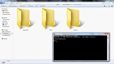 Cara Menampilkan file yang terhidden lewat cmd | E.S Channel