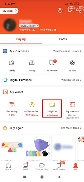 SPayLater: How to Activate and Get an Installment Loan via Shopee