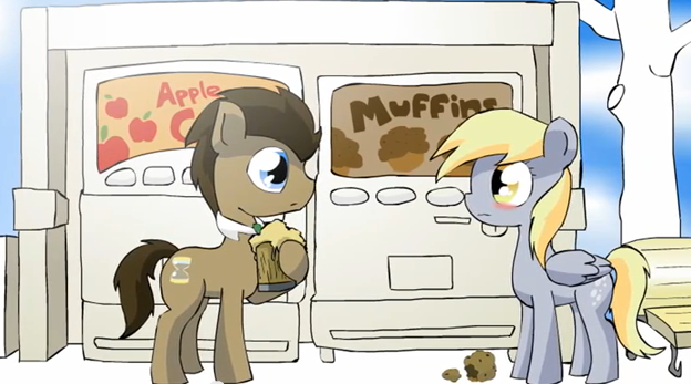 My Little Pony Friendship Is Magic Derpy And Doctor Whooves Kiss