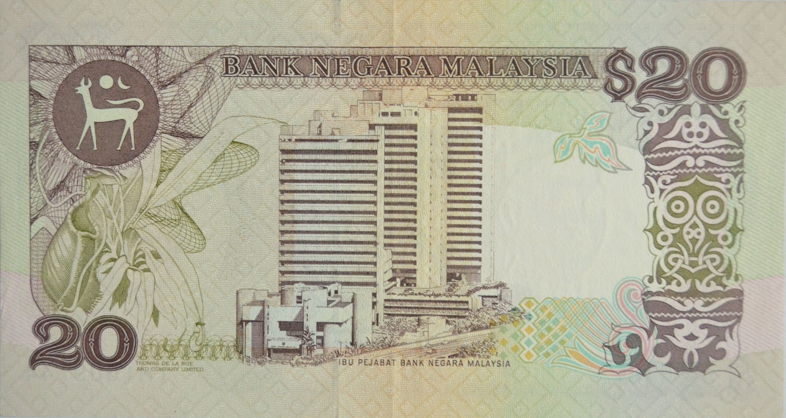 Galeri Sha Banknote: DUIT RM 20 1982-2012