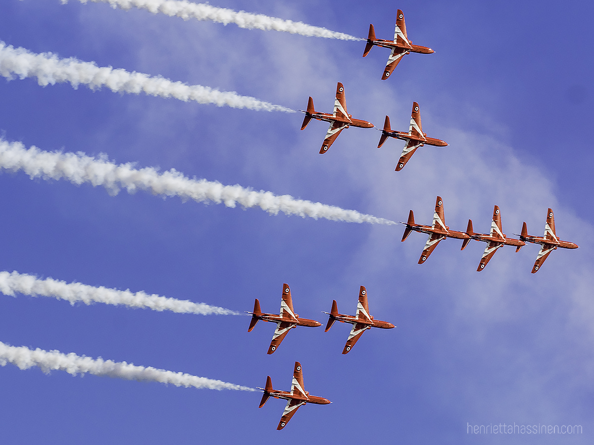 Royal Air Force Aerobatic Team, the Red Arrows