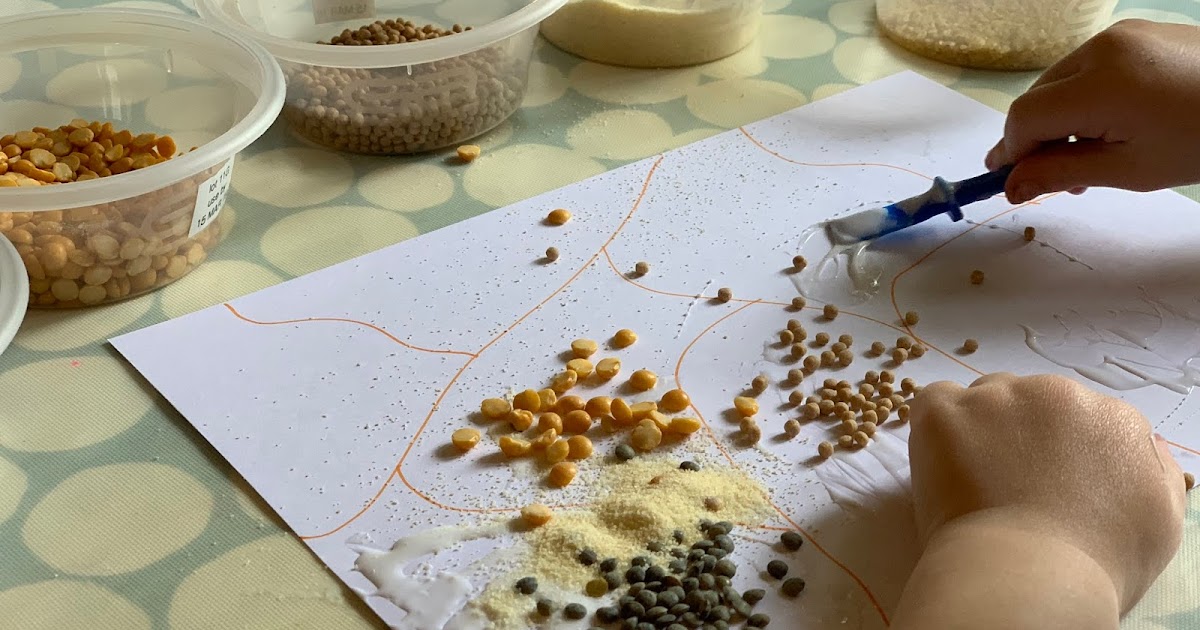 Sensory Gluing Activity for Toddlers and Preschoolers - Counting To Ten