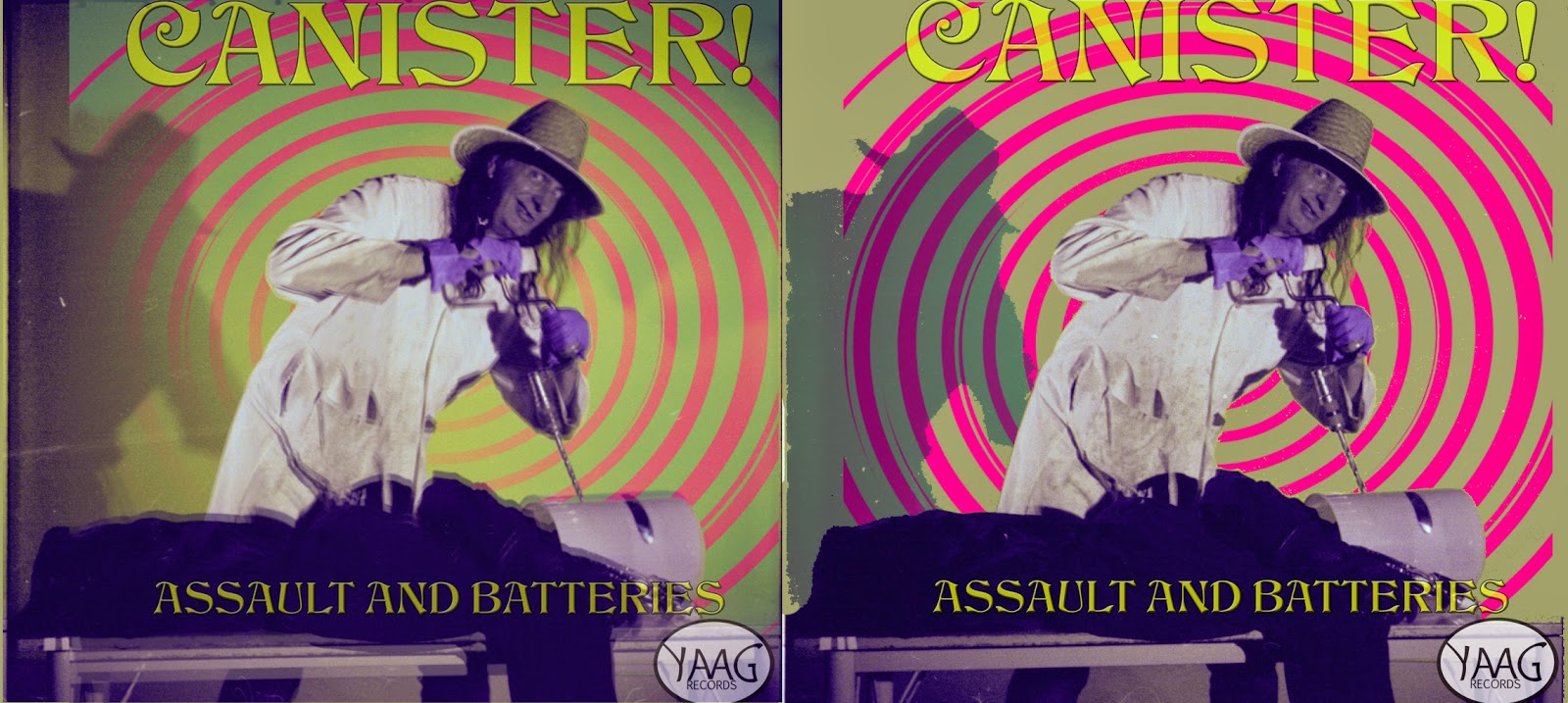 Gerald Saul: Canister! Assault and Batteries 3D album cover