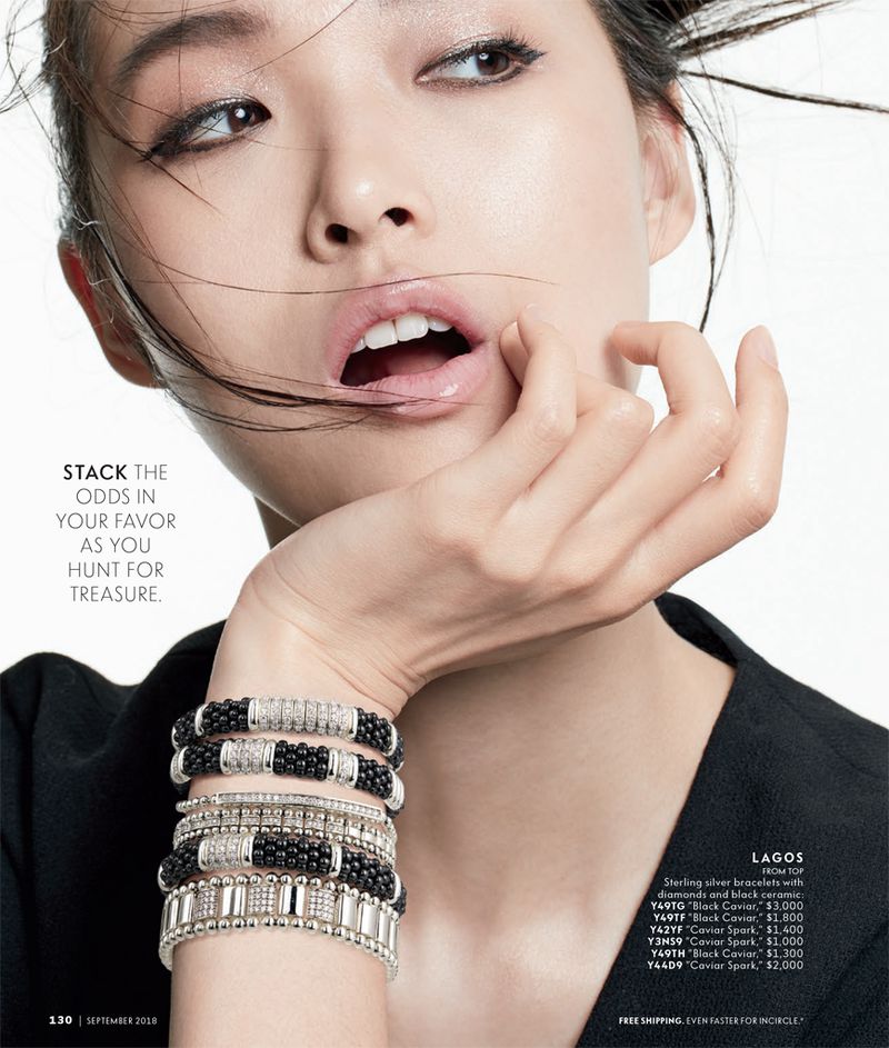Asian Models Blog Editorial Tian Yi For Neiman Marcus Catalog September 2018